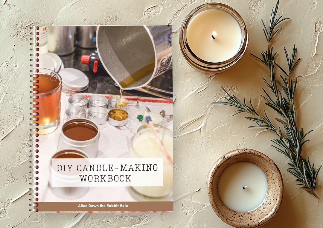 DIY Candle Making Workbook | Step-by-step Guide to Soy and Beeswax ...