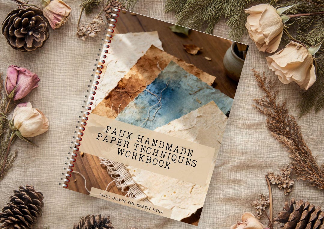 Faux Handmade Paper Workbook | DIY Botanical and Vintage Paper ...