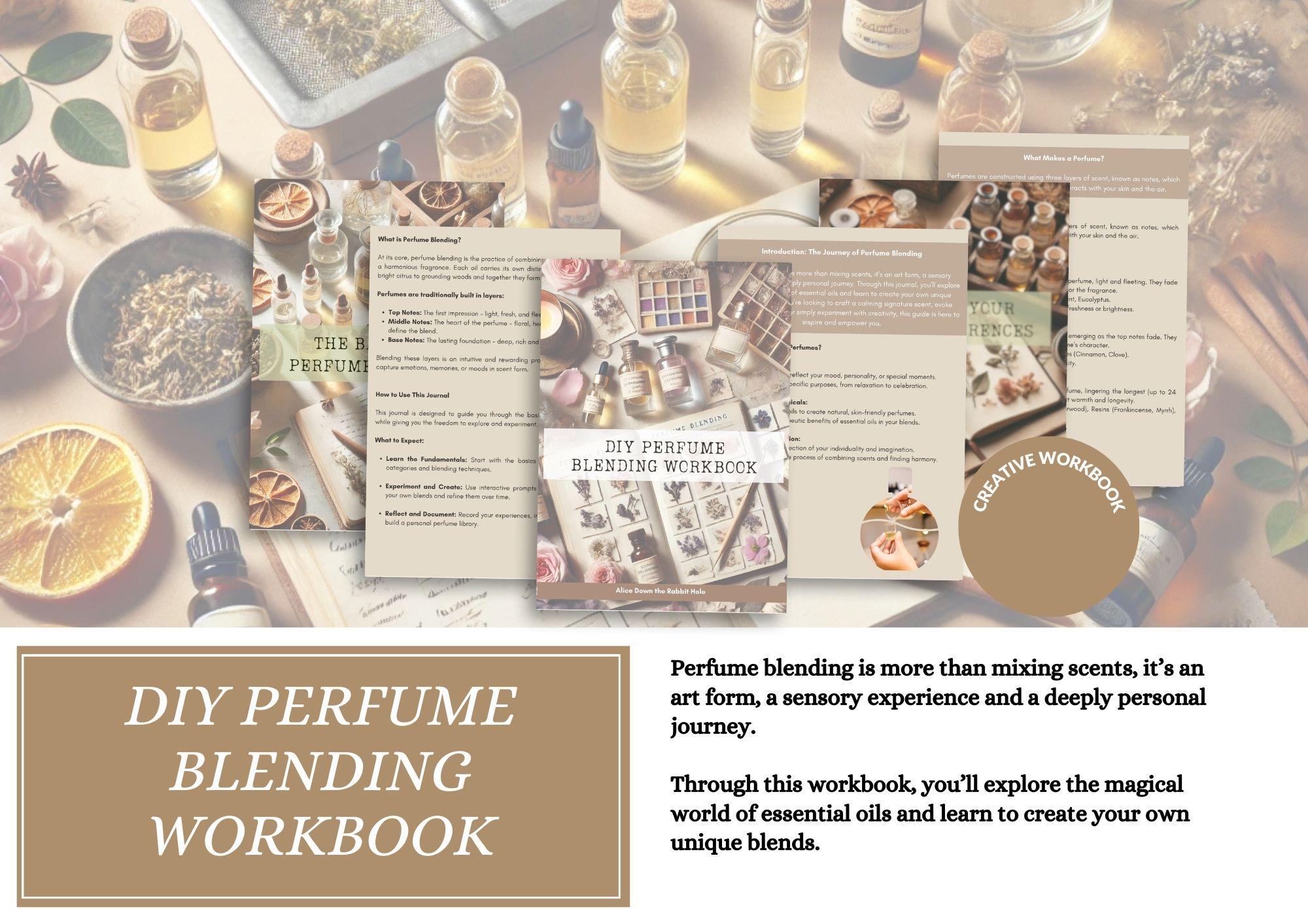 DIY Perfume Blending Workbook | Create Your Own Signature Scent ...