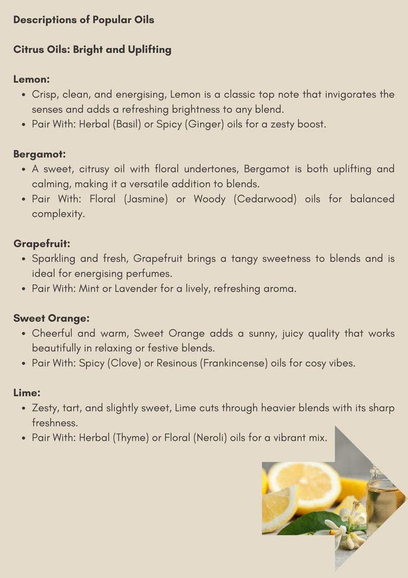 DIY Perfume Blending Workbook | Create Your Own Signature Scent ...