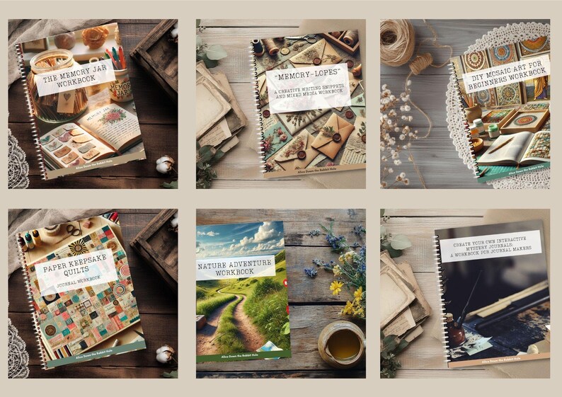 Pick Any 5 Creative Craft Workbooks | DIY Journaling (digital Download ...
