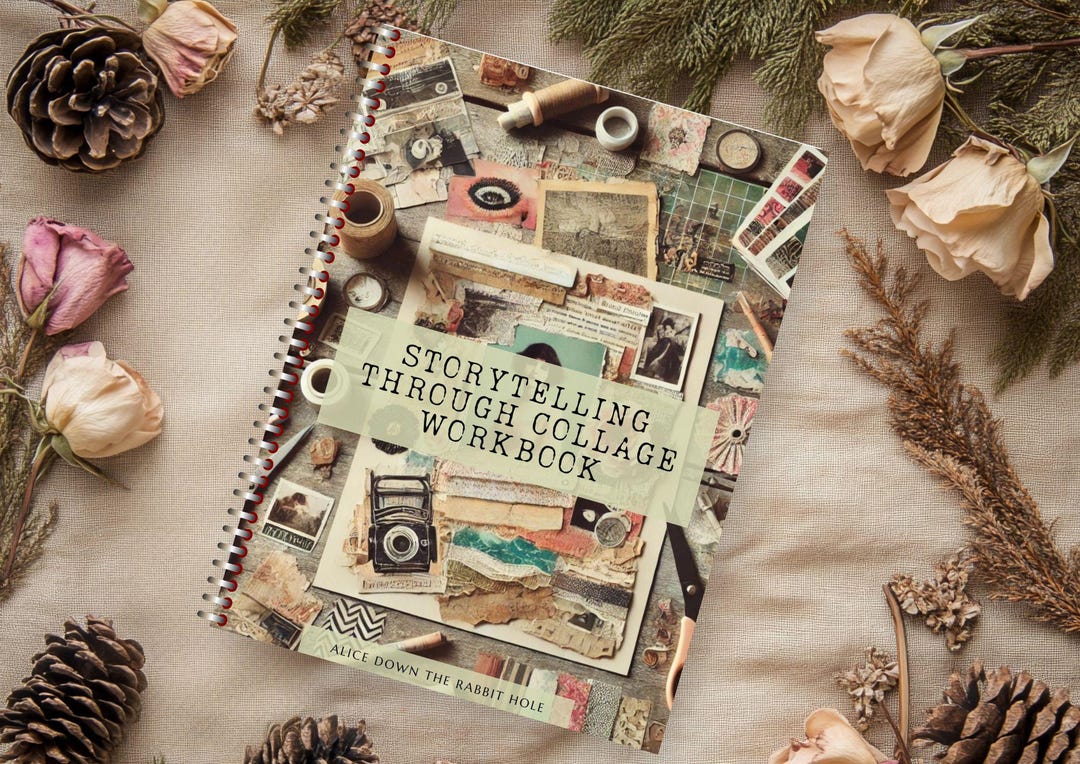 Storytelling Through Collage Workbook | Creative Art Prompts & Mixed ...