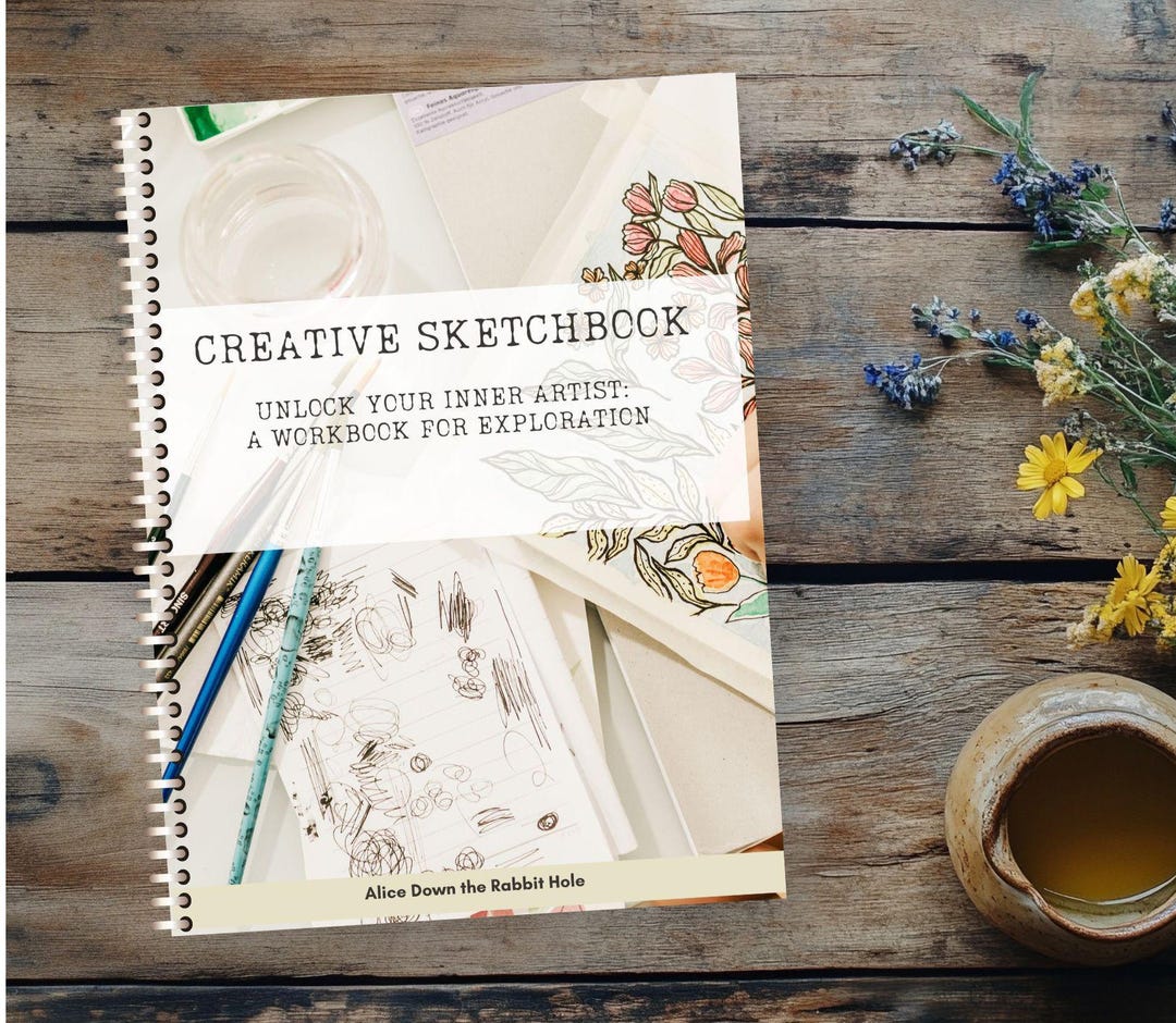 Unlock Your Inner Artist: Creative PDF Printable Sketchbook for ...
