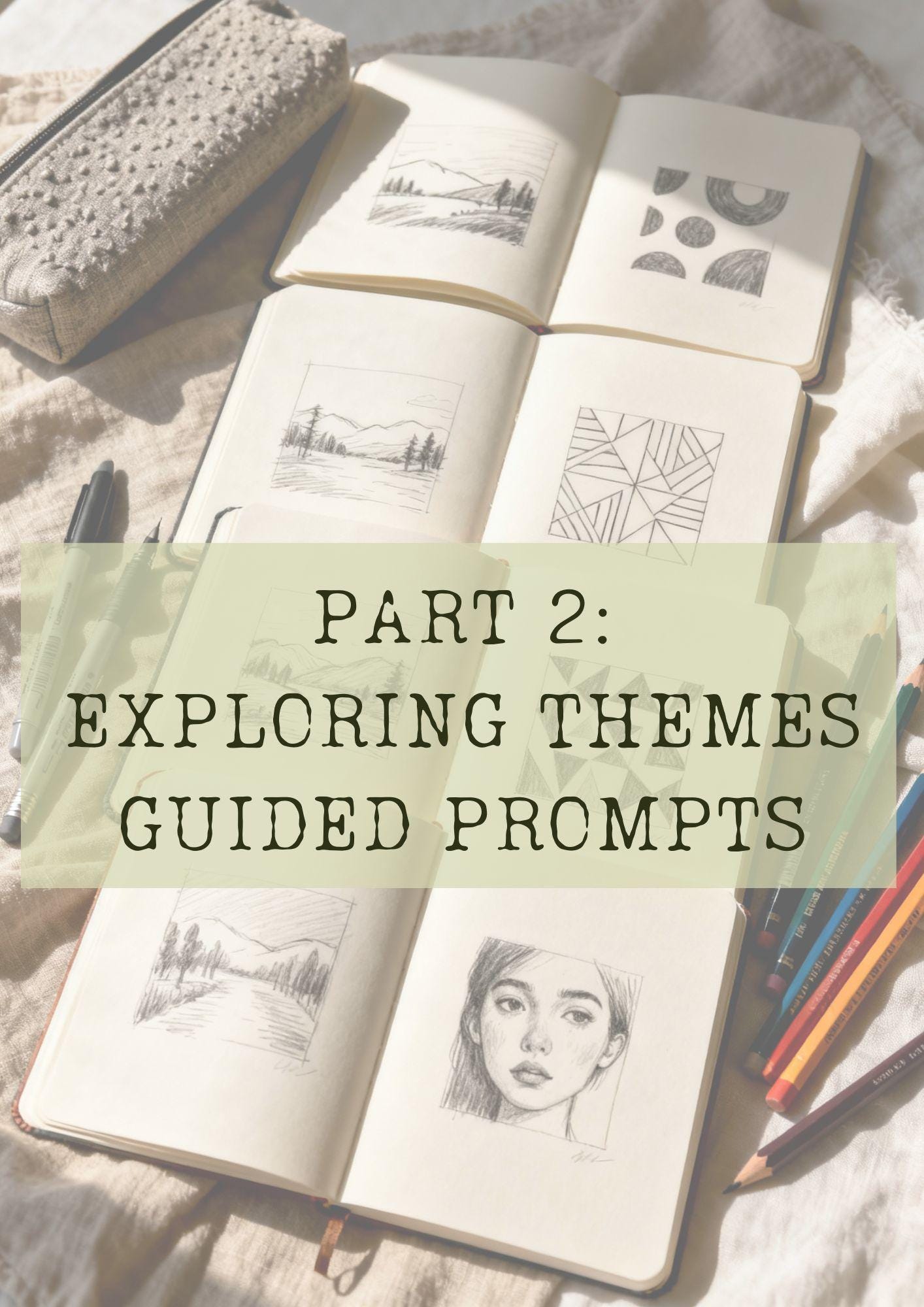 Unlock Your Inner Artist: Creative PDF Printable Sketchbook for ...