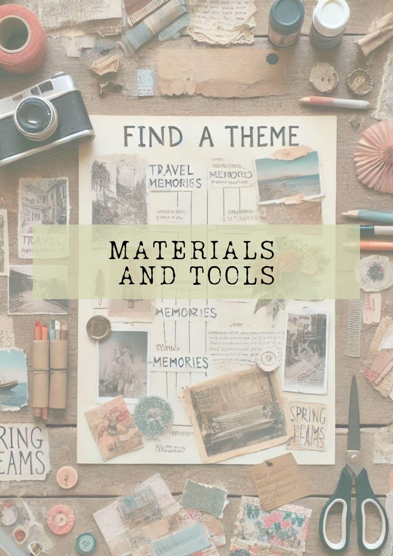 Storytelling Through Collage Workbook | Creative Art Prompts & Mixed ...