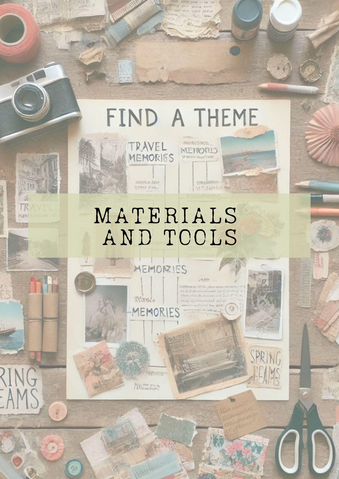 Storytelling Through Collage Workbook | Creative Art Prompts & Mixed ...