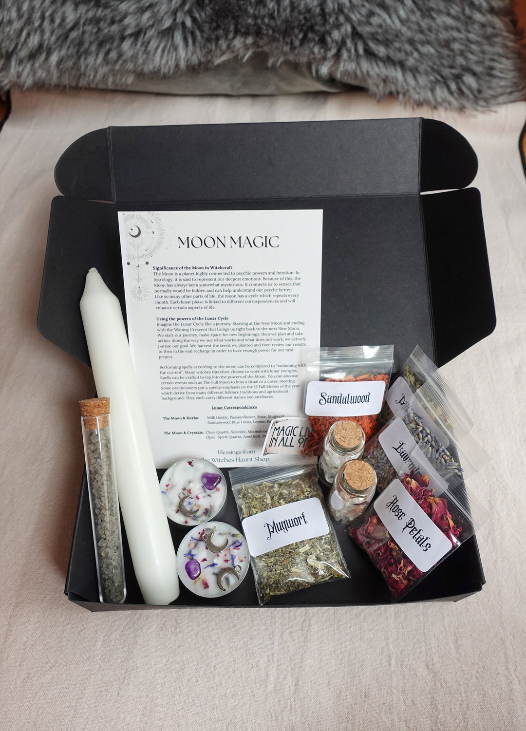 Kit Luna Kit Ritual Luna Llena Kit Bruja Principiante Kit - Etsy España