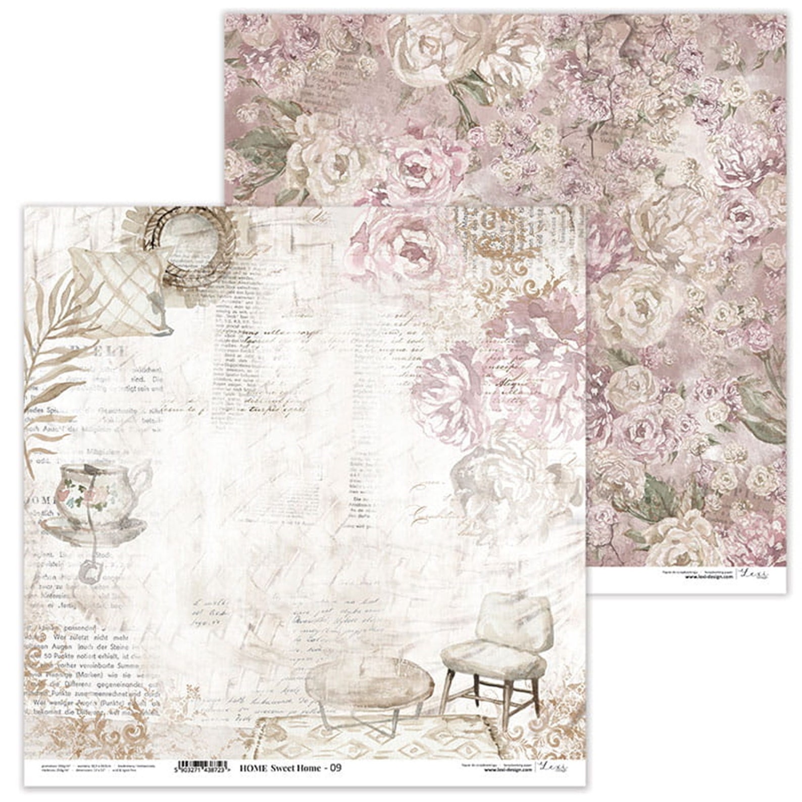 Scrapbook Paper Pad 12x12 Home Sweet Home - Etsy