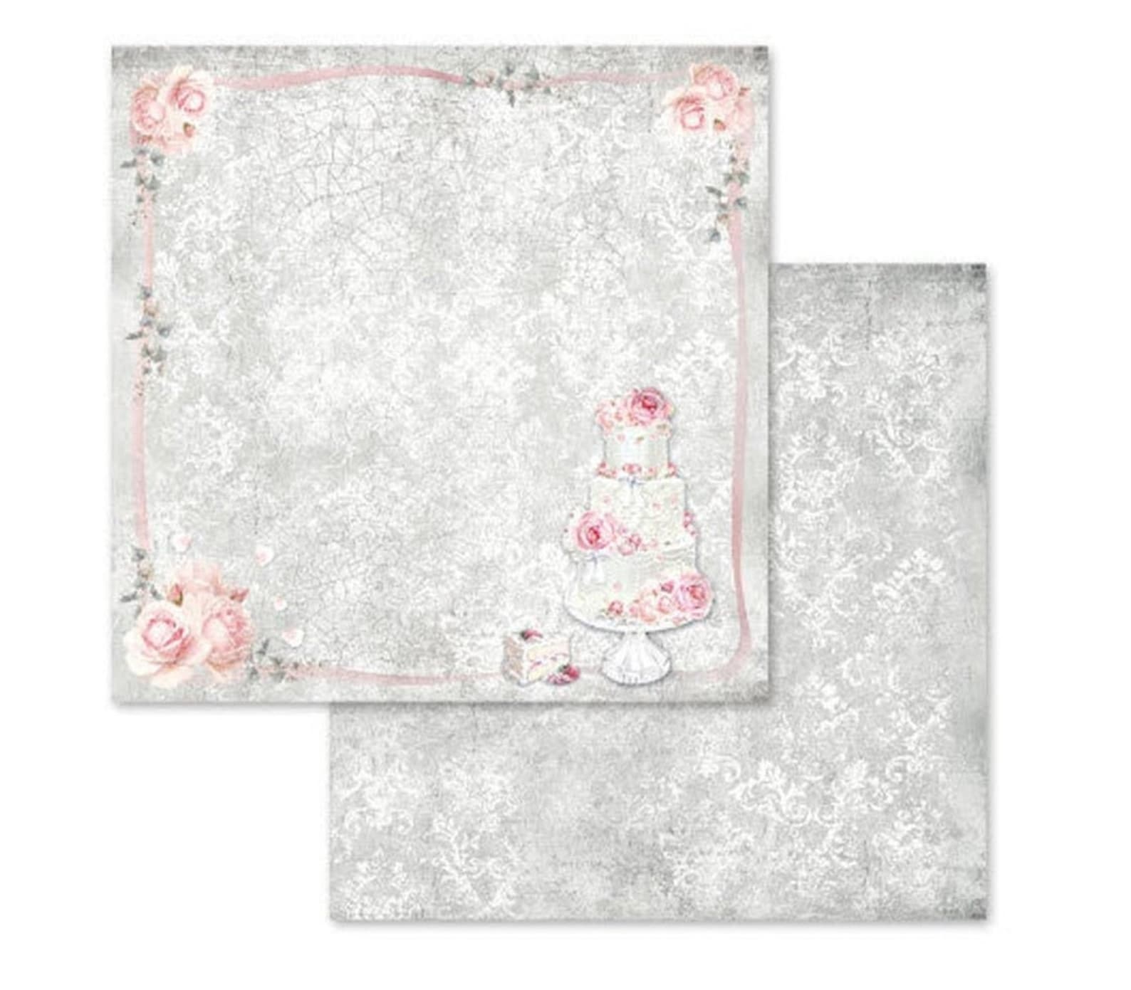 Stamperia Wedding 12x12 Scrapboook Paper Pad - Etsy