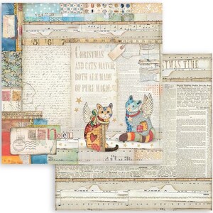 Stamperia Christmas Patchwork 12x12 Scrapbook Paper Pad - Etsy