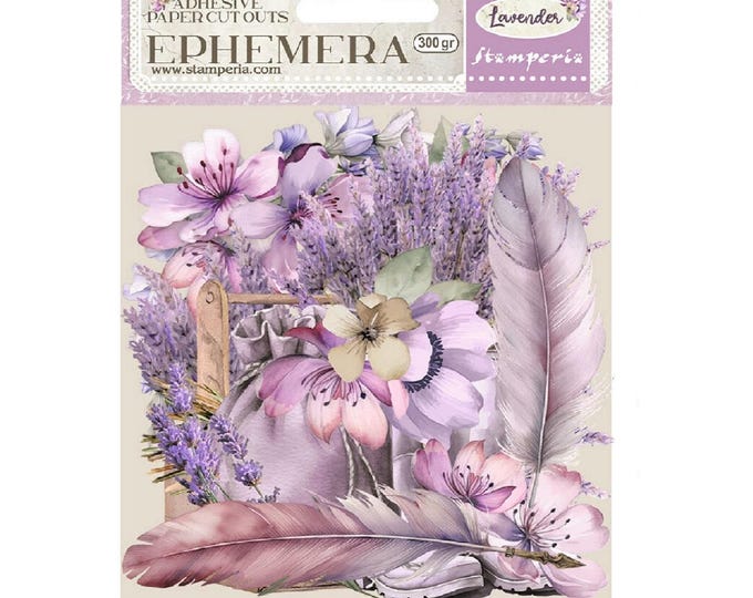 Stamperia Lavender Ephemera Die Cuts - Etsy
