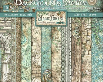 Stamperia Magic Forest 12x12 Paper Pad Stamperia Magic Forest - Etsy