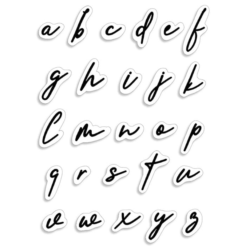 Clear Alphabet Stamps - Etsy