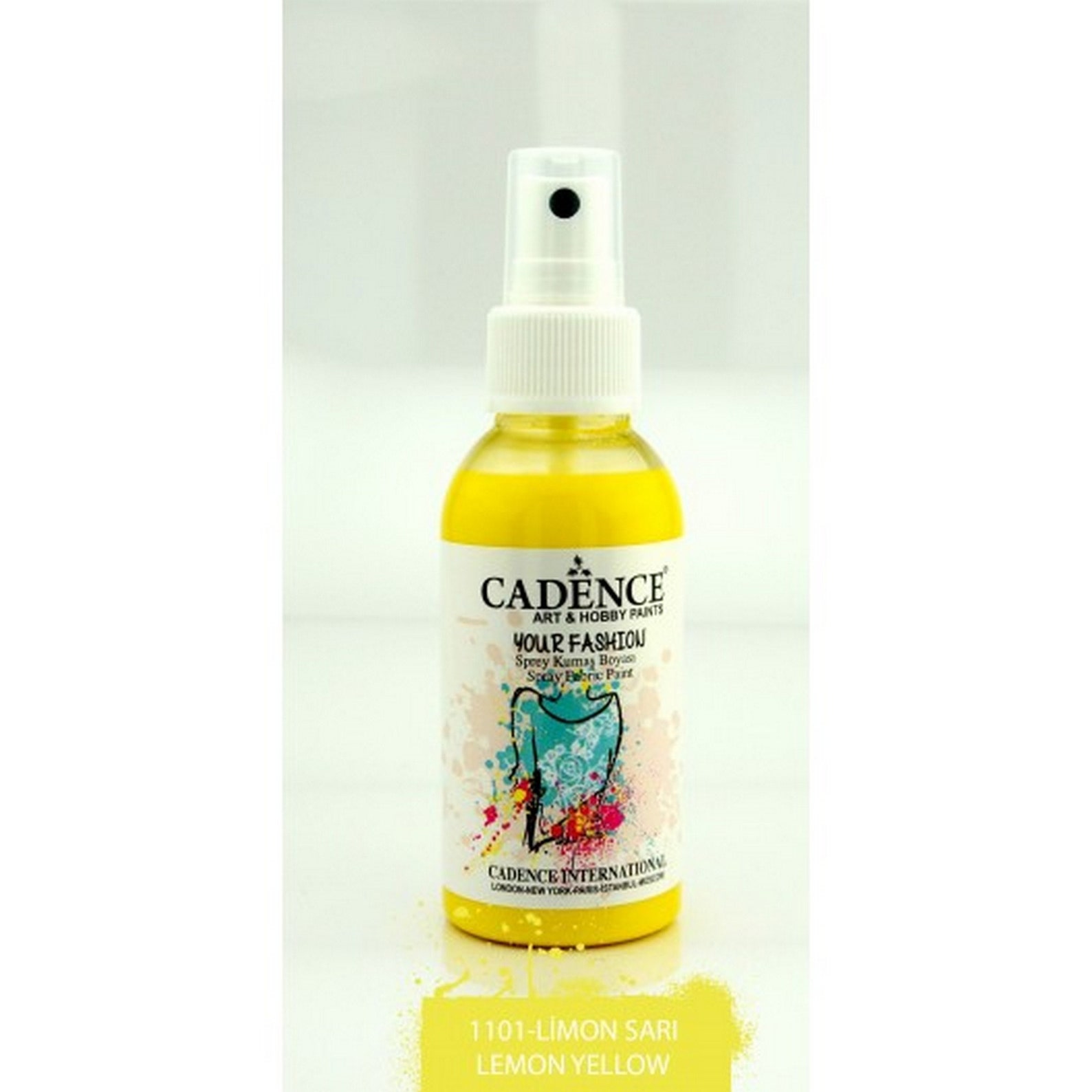 Fabric Spray Paint Lemon Yellow 1101 - Etsy Ireland
