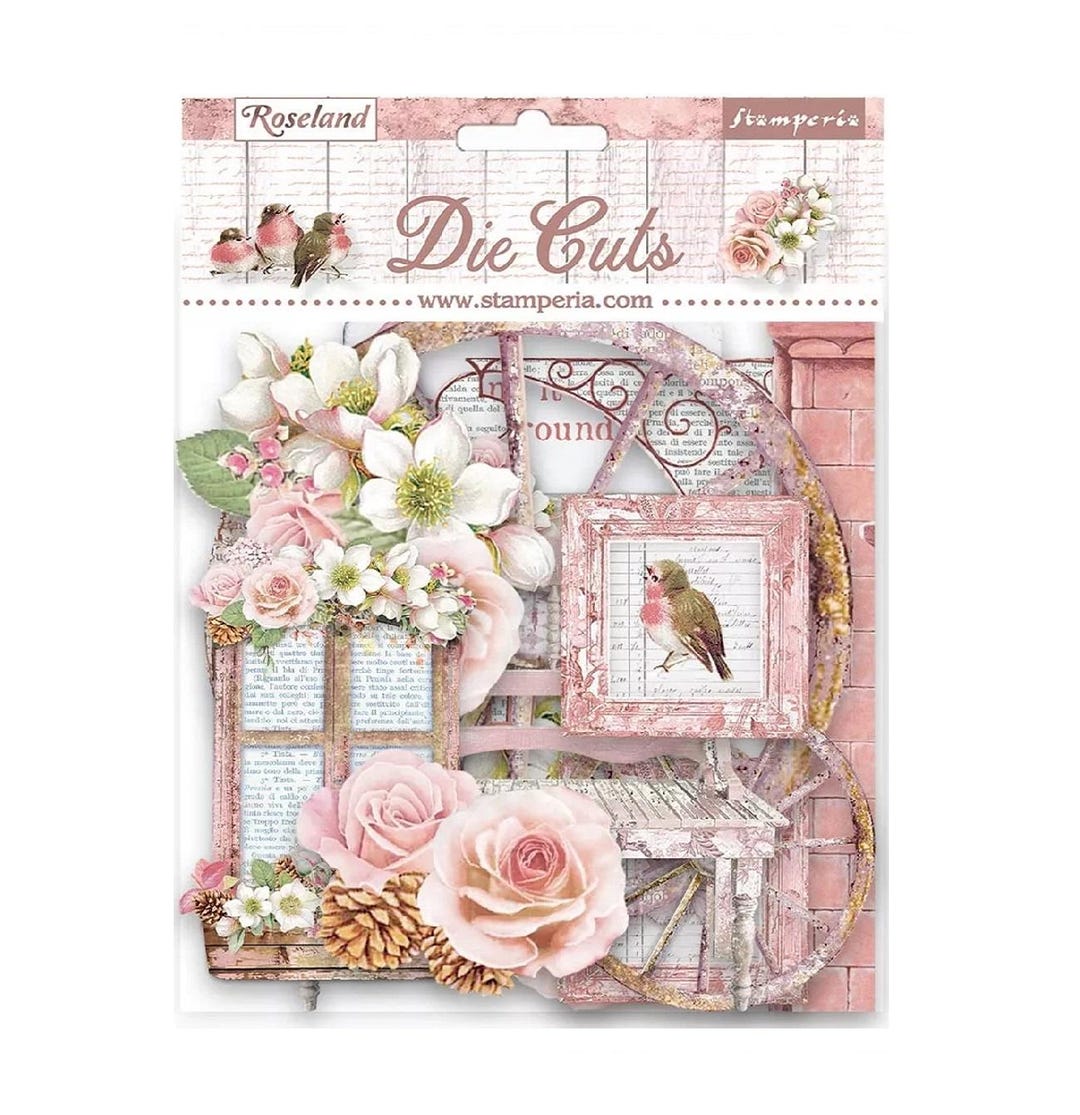 Stamperia Die Cuts Roseland - Etsy