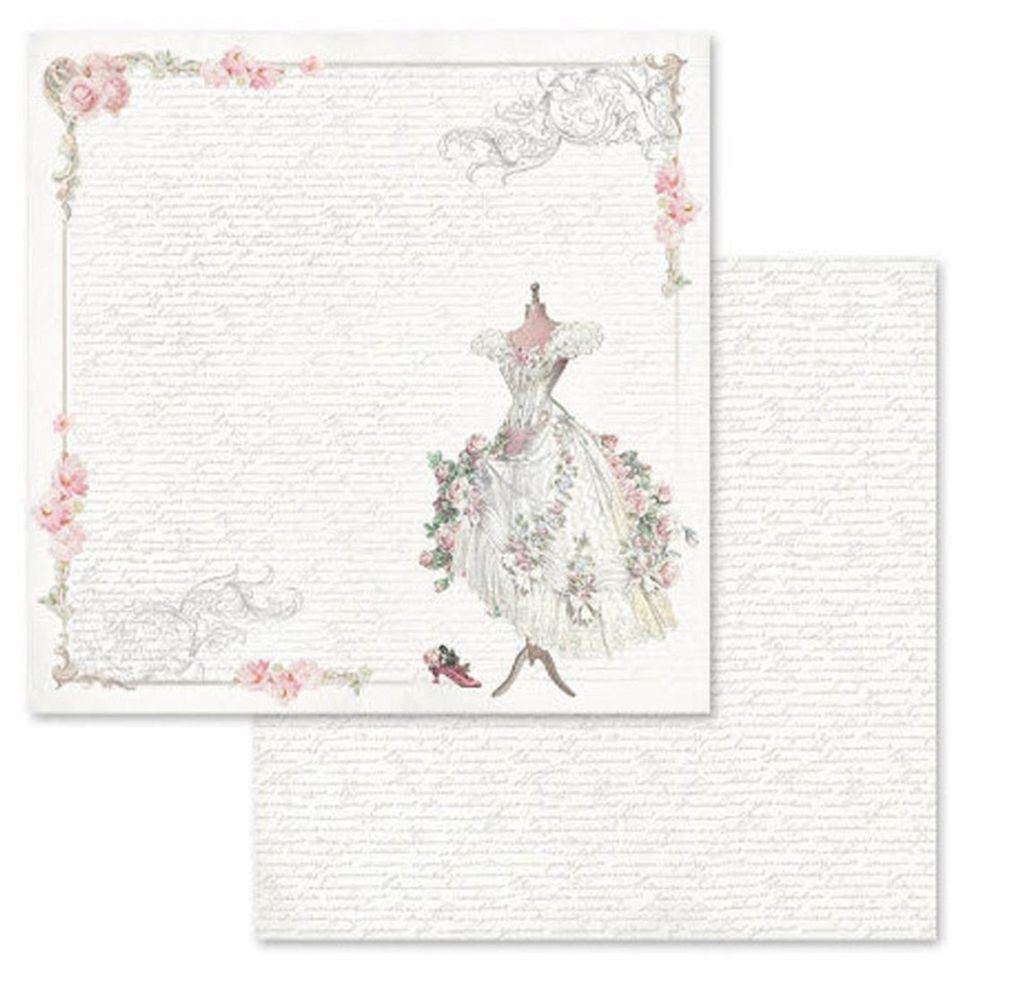 Stamperia Wedding 12x12 Scrapboook Paper Pad - Etsy
