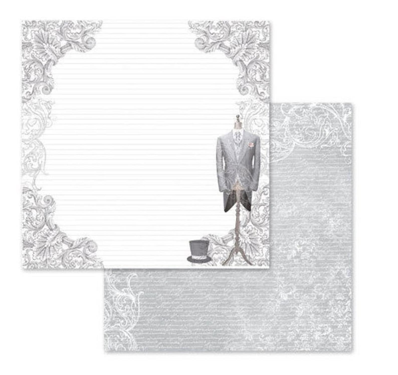 Stamperia Wedding 12x12 Scrapboook Paper Pad - Etsy