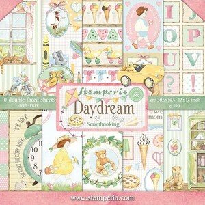 Stamperia Daydream 12x12 Scrapbooking Paper Pad - Etsy