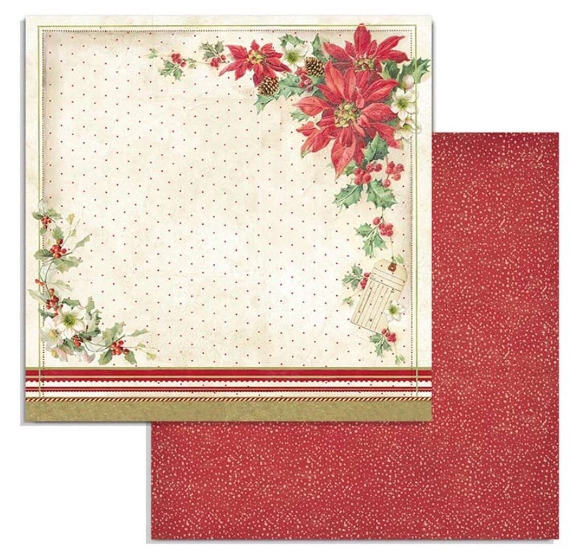 Stamperia Classic Christmas 12 X 12 Scrapbooking Paper Pad - Etsy