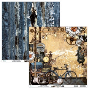 Mintay Scrapbook Paper Pad 12x12 Garage - Etsy