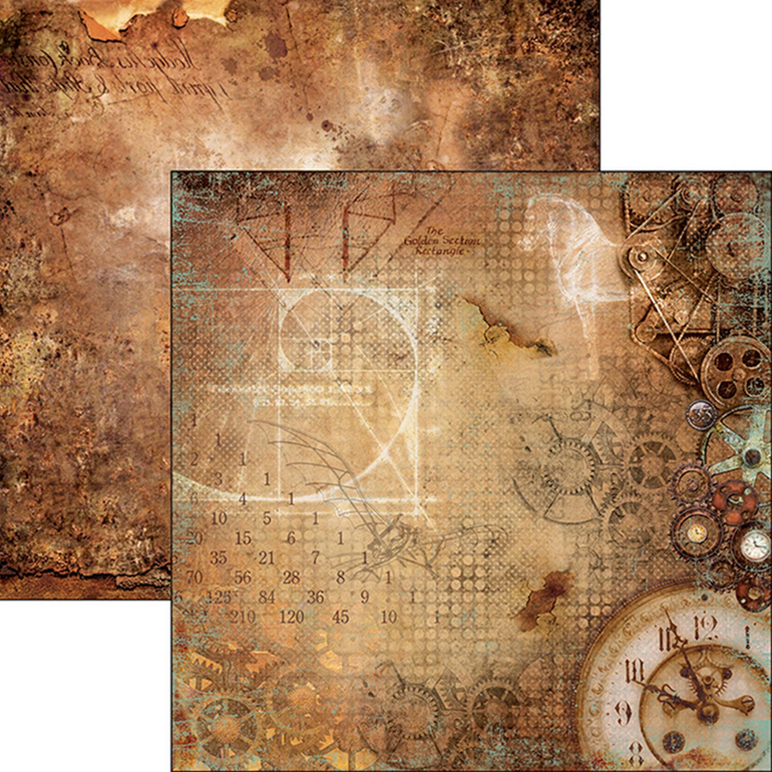 Ciao Bella Scrapbook Paper Pad 12x12 in Codex Leonardo | Etsy