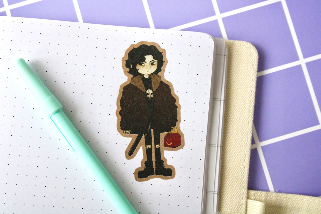 PJO Sticker Nico Di Angelo Kraftpaper Sticker - Etsy