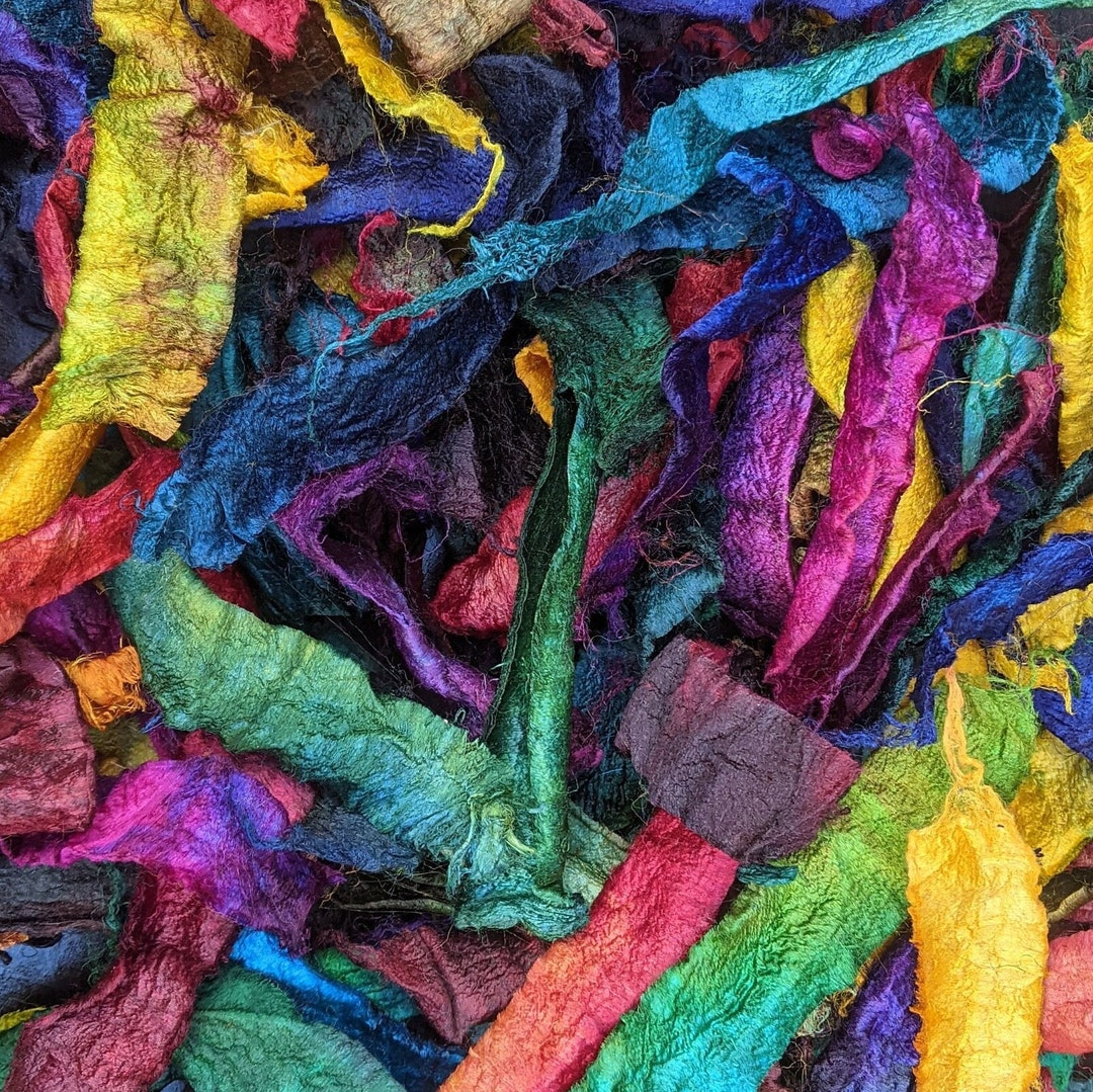 Hand Dyed Silk Carrier Rods- Rainbow Fish- 10g - Etsy