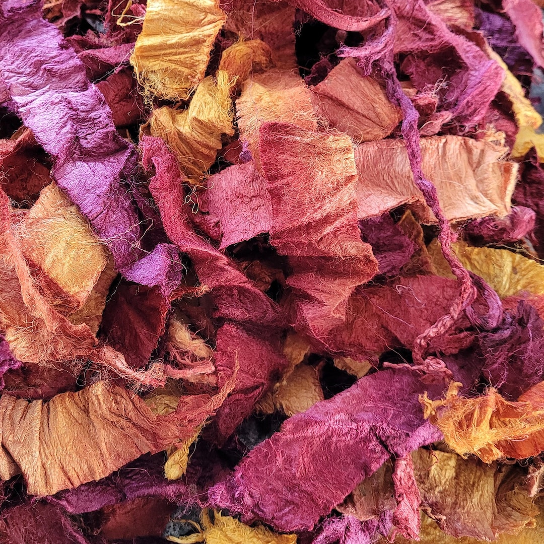 Hand Dyed Silk Carrier Rods 10g Ochre - Etsy