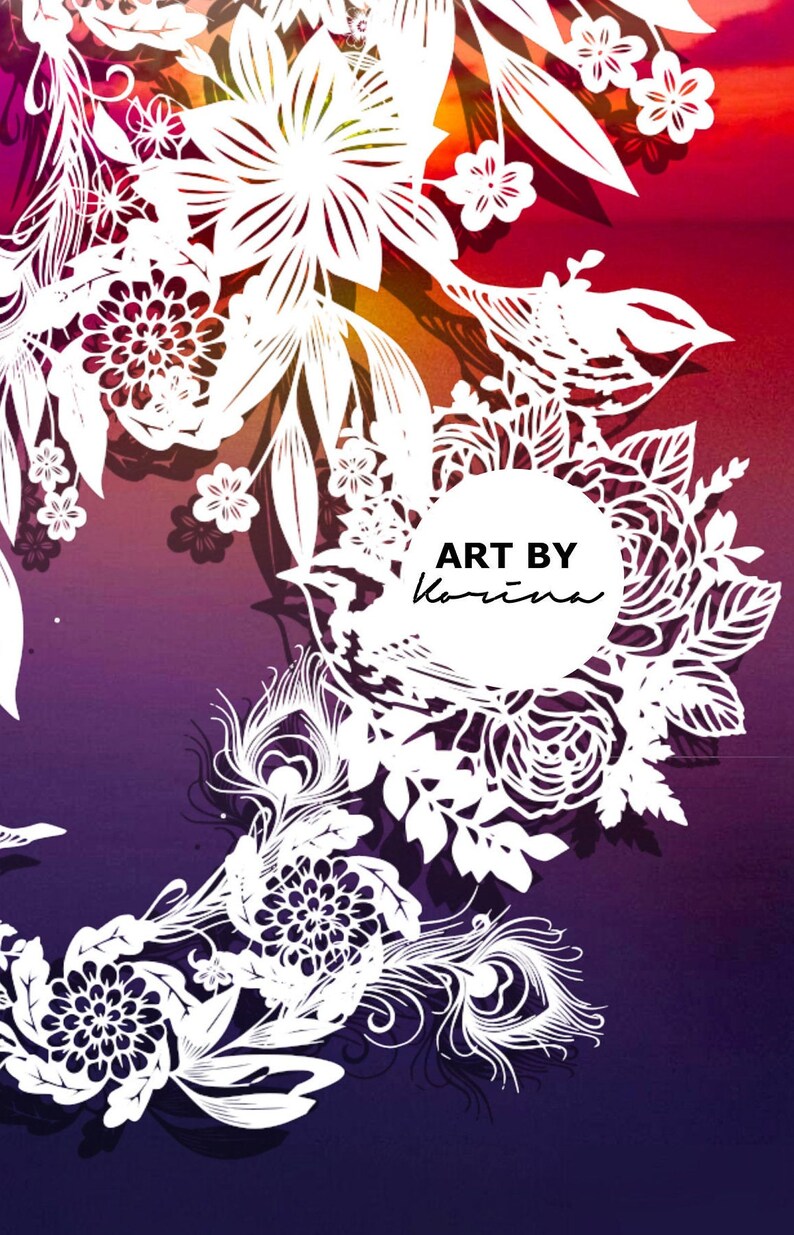 Mother Nature Paper Cutting Template, Paper Cut, Template, Commercial ...