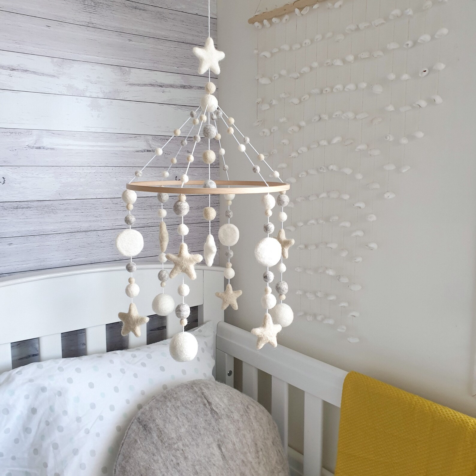 Neutral & Natural Baby Mobile Nursery Mobile Boy Cot Mobile - Etsy Canada