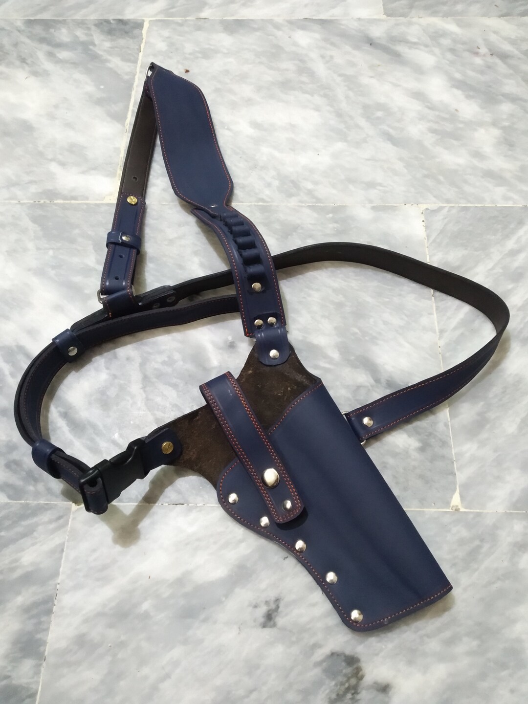 Aesthetically Crafted Leather Rig for Guns and Revolvers Like of Colt ...