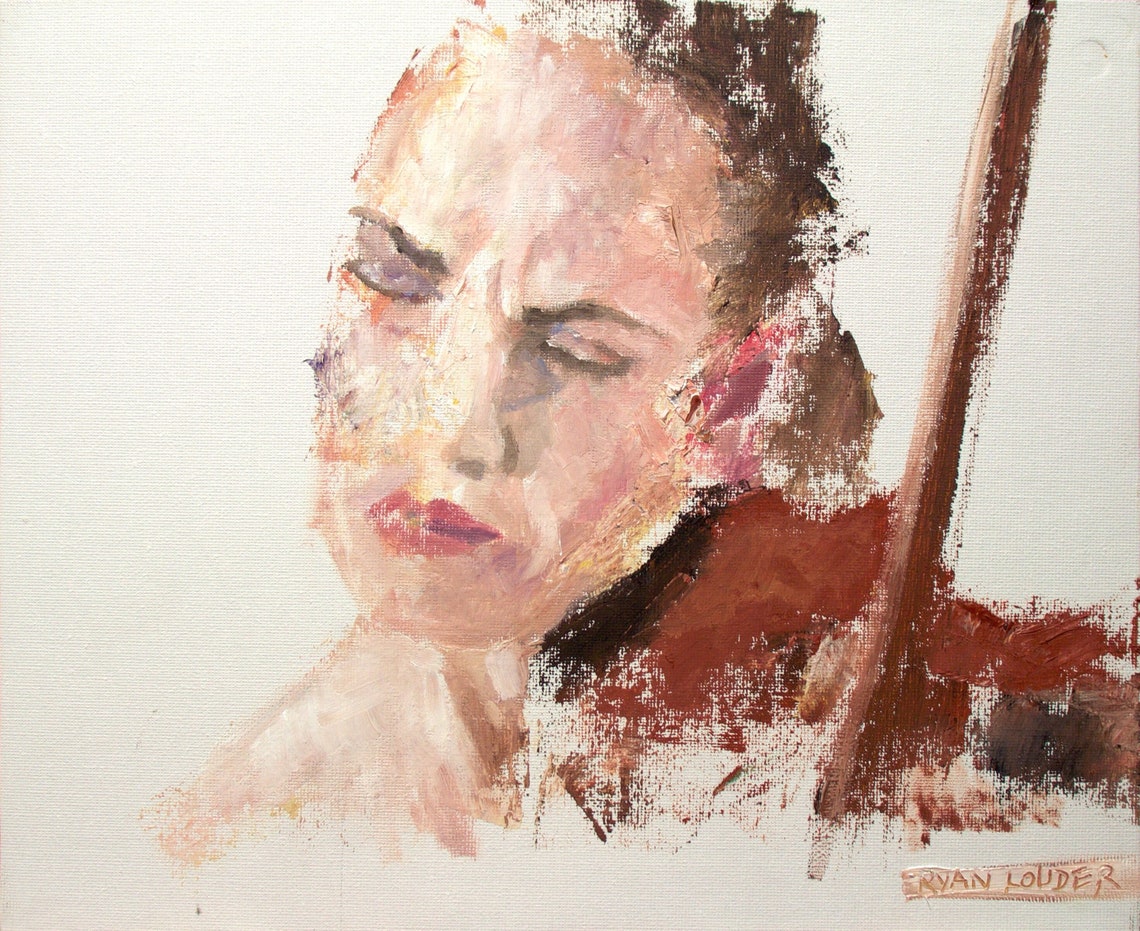 Painting Painting Musician, Painting on Canvas by London Artist - Etsy