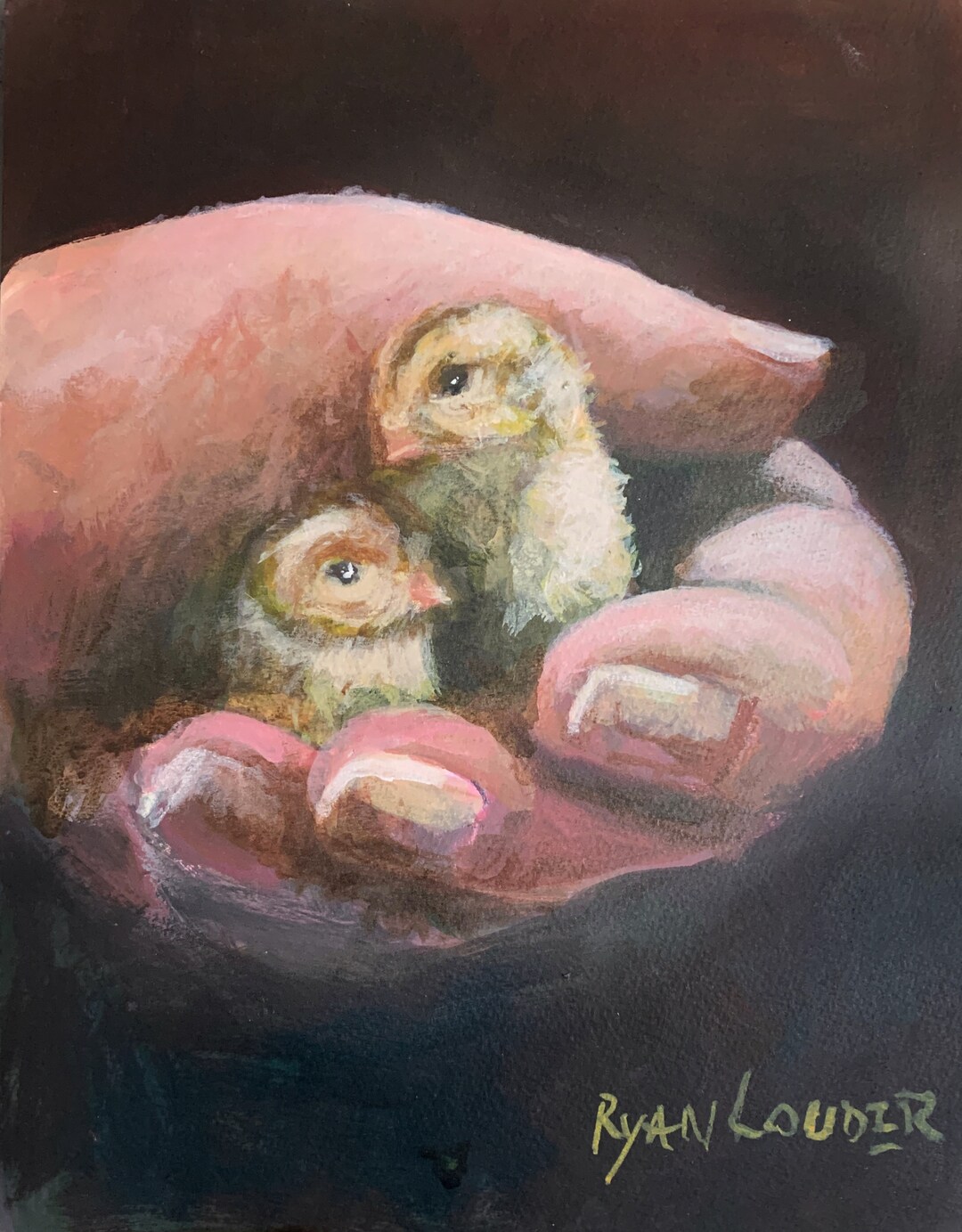 Baby Birds - Nostalgic Bird Paintings Capturing Childhood Memories With ...