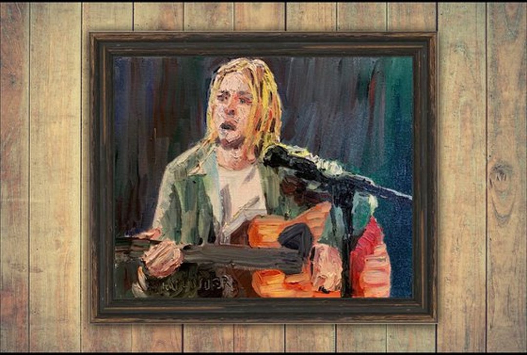 Kurt Cobain - Nirvana by Ryan Louder - Etsy