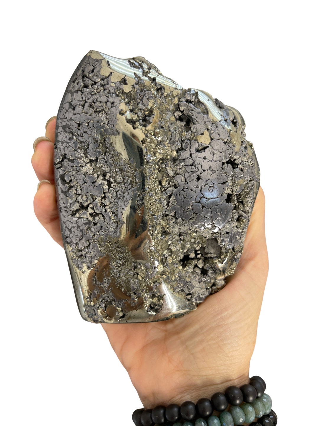 Pyrite Free Form, Father's Day Gift, Pyrite Carving, Crystals for ...