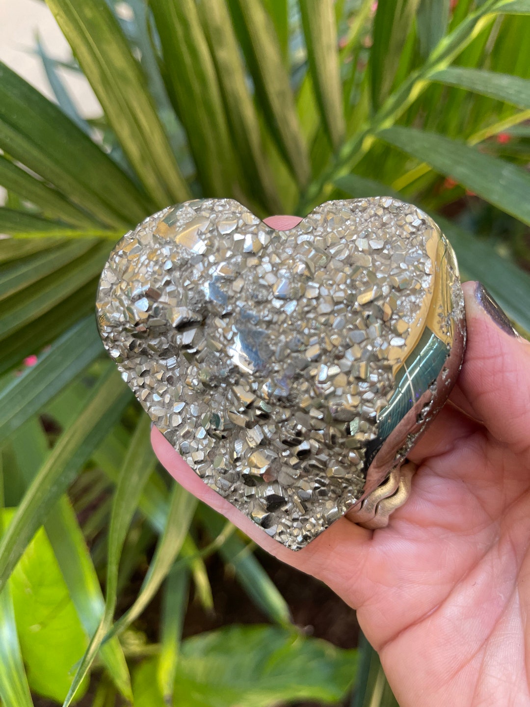 Pyrite Heart, Pyrite Cluster, Crystal Hearts, Home Accessories, Home ...