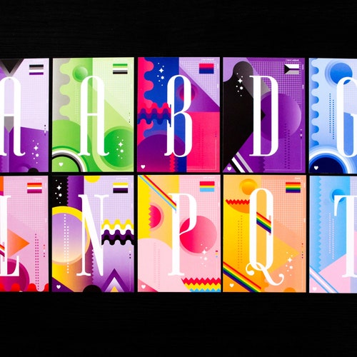 Queer Pokémon Postcards I Graphic Design Typography I Subtle - Etsy