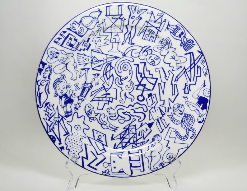 Dinner Plate * GRAFFITI * by Suisse Langenthal, Made in Switzerland ...