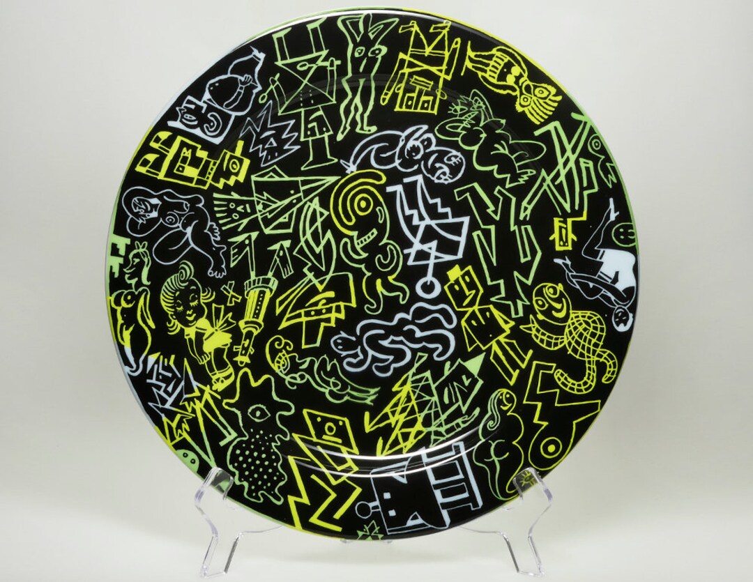 Dinner Plate GRAFFITI by Suisse Langenthal Made in - Etsy
