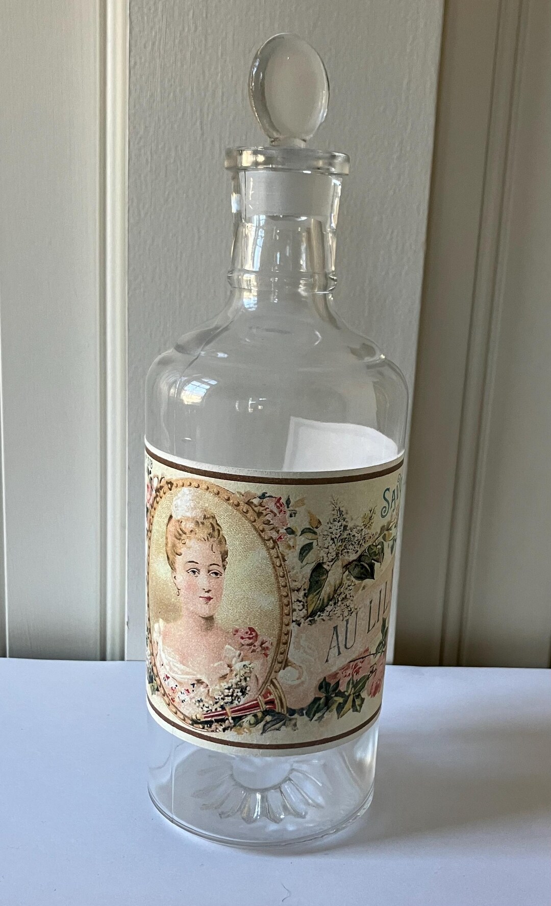 Vintage Bottle: Savon Extra AU LILAS BLANC, Paris, Bottle Made in ...