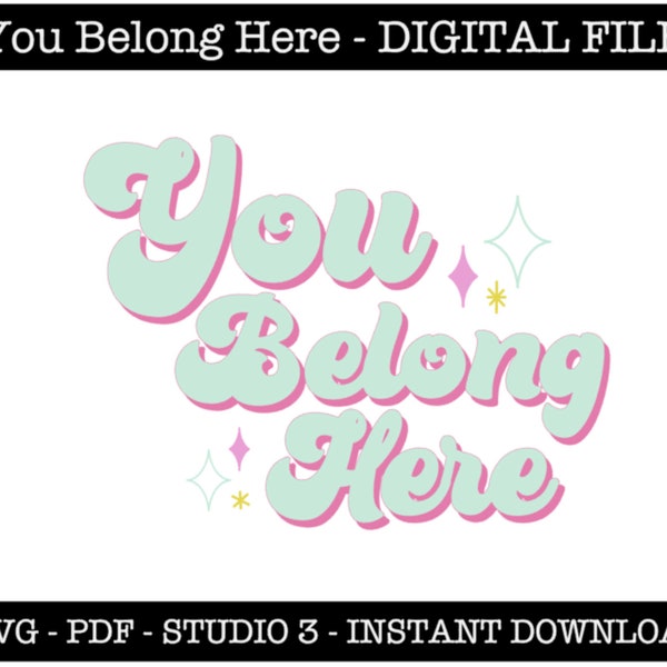 You Belong Here - Etsy