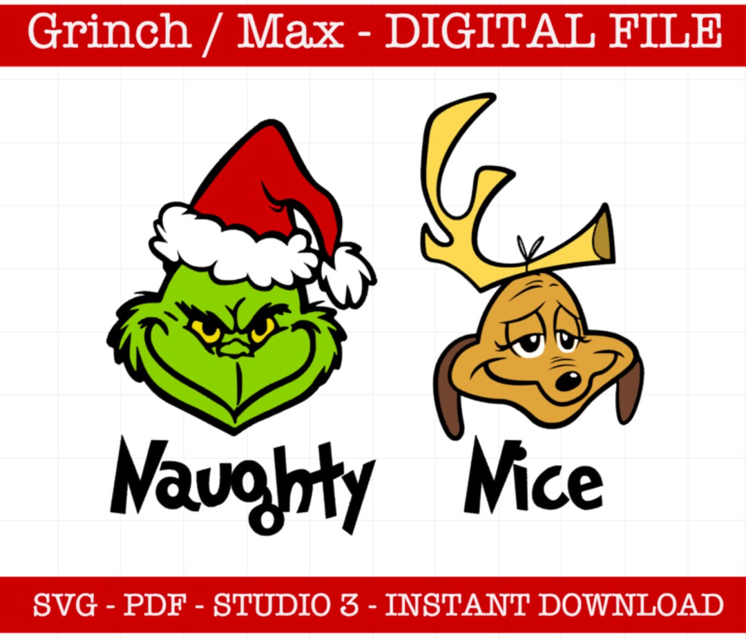 Naughty Nice Grinch And Max Inspired SVG Cut File Etsy naughty-nice-grinch-and-max-inspired-svg-cut-file-etsy