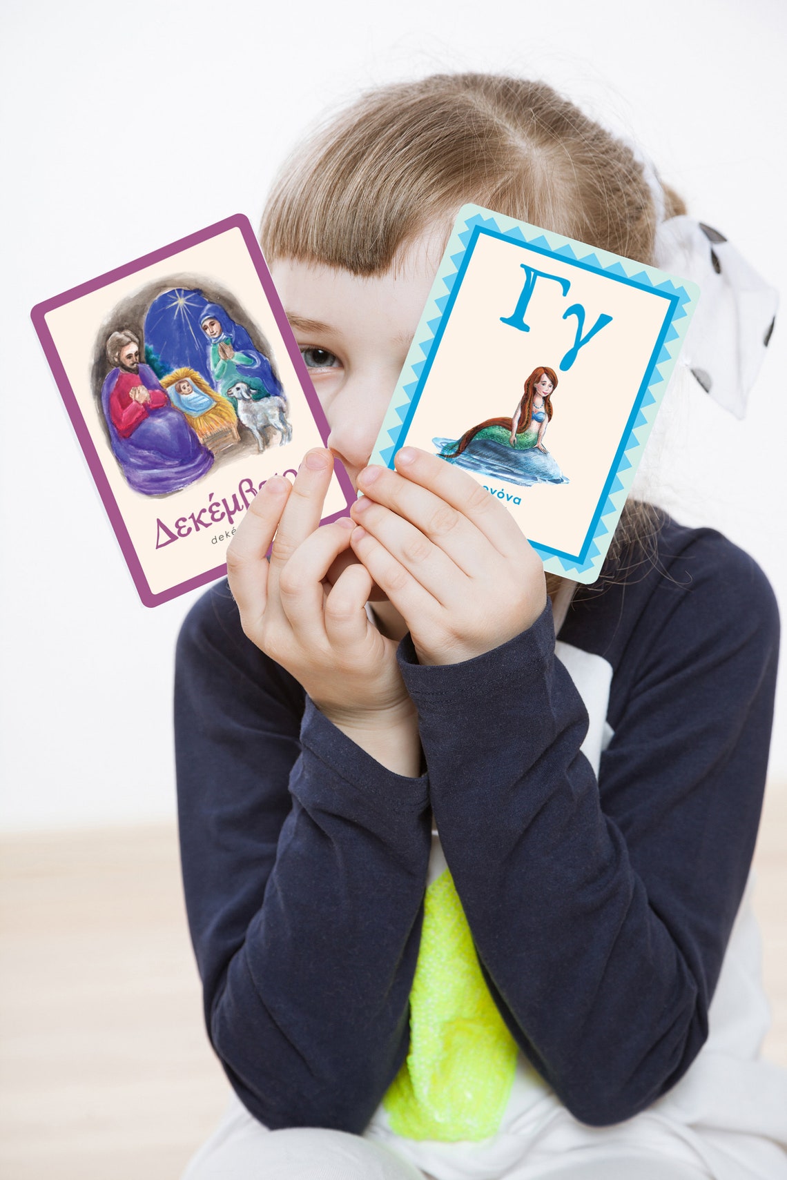 Greek FLASH CARDS Greek English Colors and Shapes - Etsy