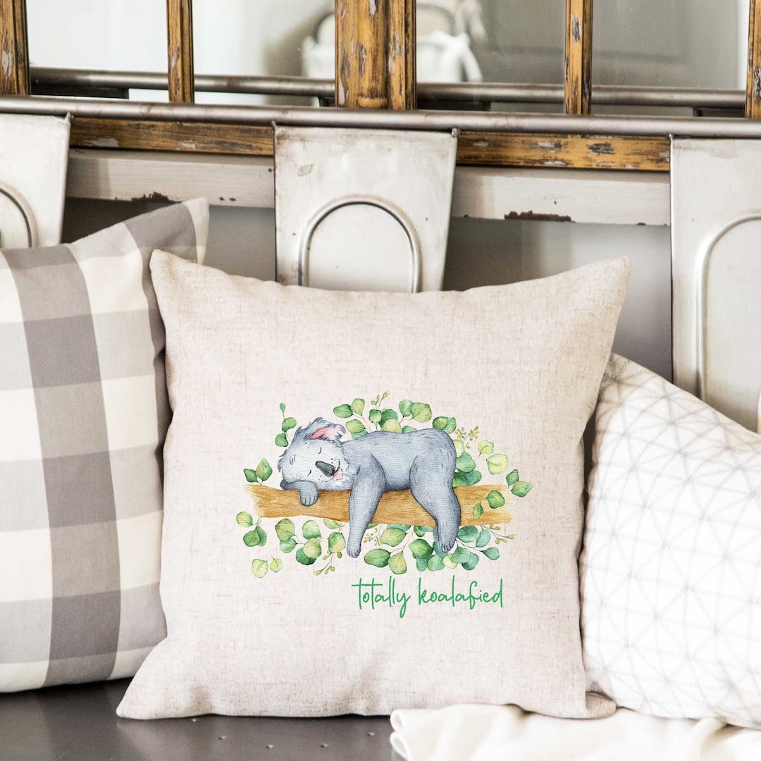 Cushion Koala - Totally Koalafied - Funny Australian Gifts - Etsy