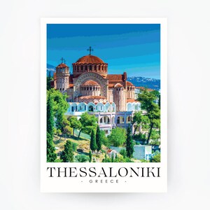 Travel Poster - Greece - Kalamata Poster - Kalamata Print | Kalamata, Greece - Etsy
