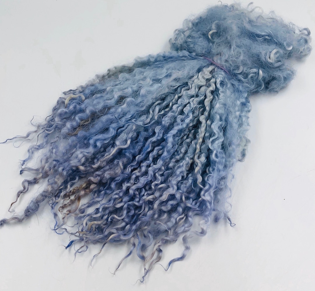 Hand Dyed “ Pale and Pretty “ Teeswater Locks, 50g - Etsy