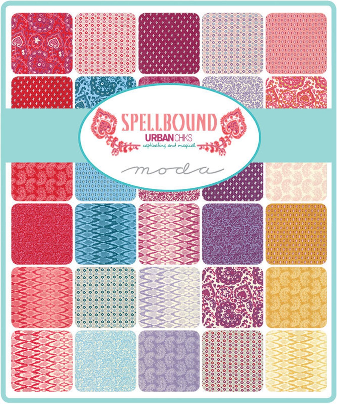 Spellbound 31116-12 Pink IKAT Pattern | Etsy