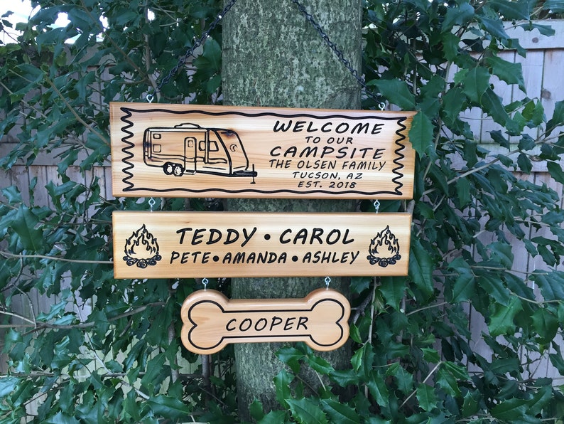 Custom Camping Signs Custom RV Signs Custom Camp Decor Sign ...