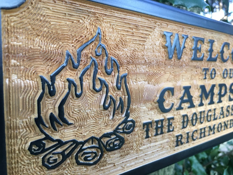 Personalized Custom Wooden Sign Raised Letter Sign Coarse - Etsy