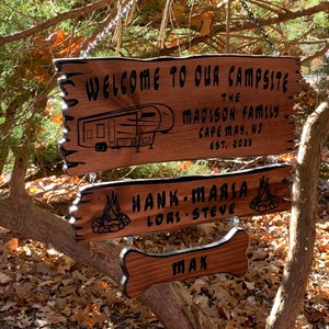 Custom Camping Sign Custom RV Sign Custom Camp Decor Sign Personalized ...